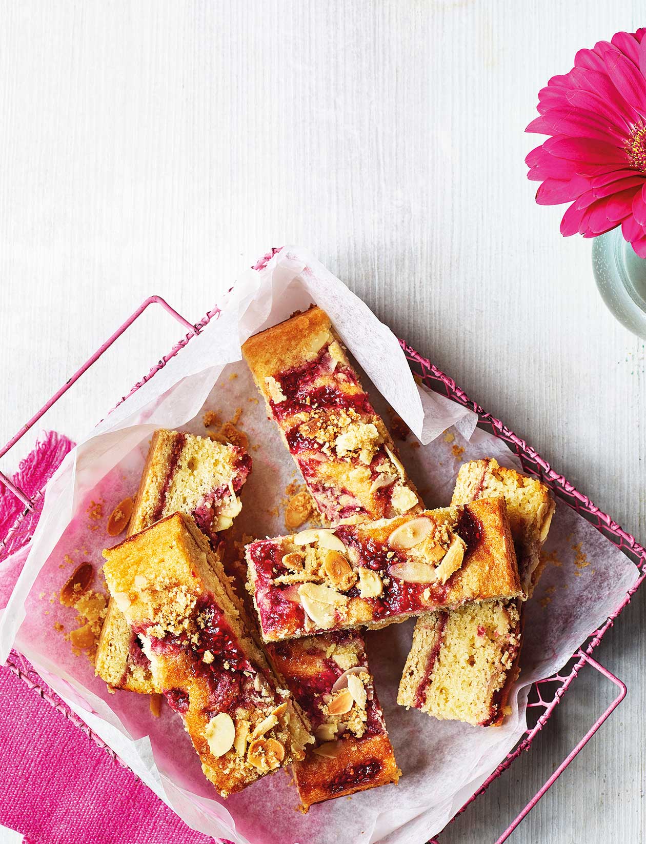 Bakewell Ripple Slice Recipe Sainsbury`s Magazine