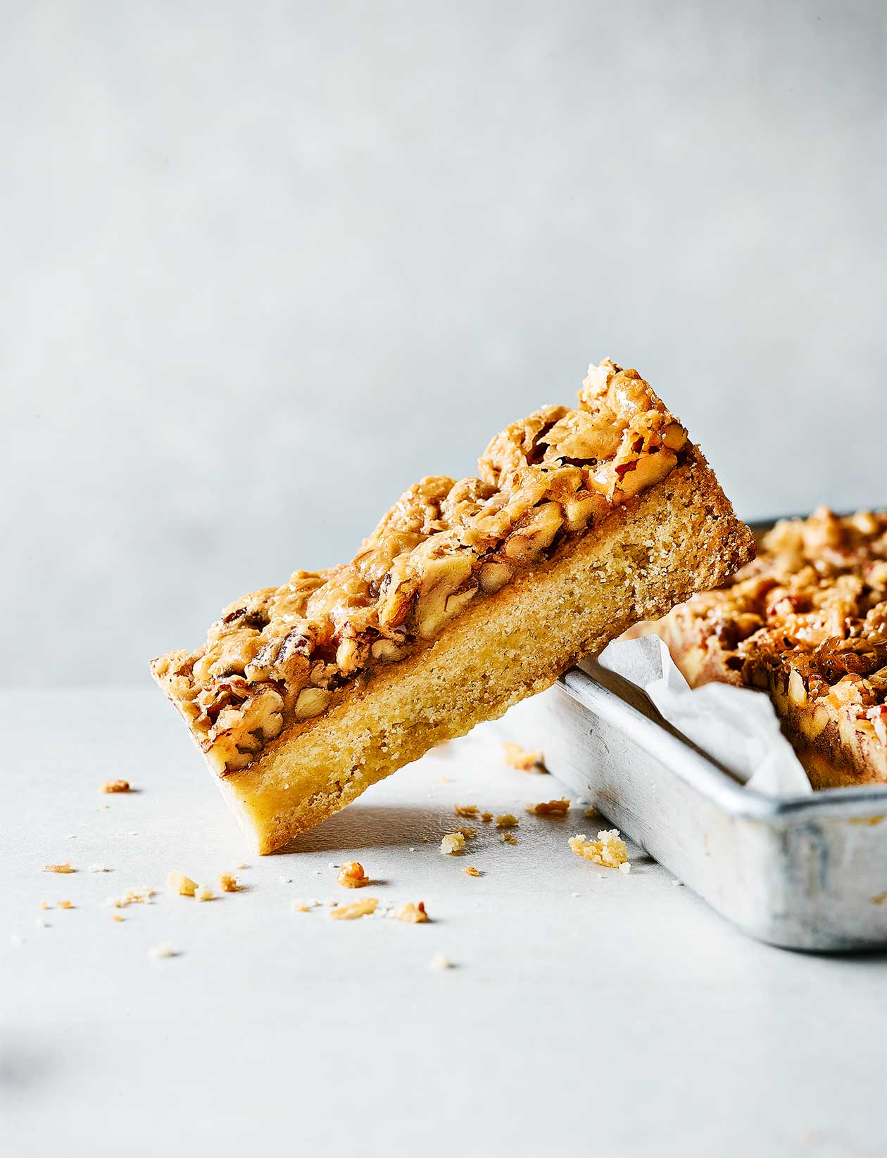 Pecan pie shortbread recipe | Sainsbury`s Magazine