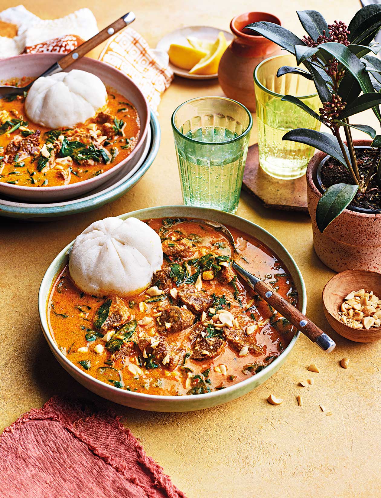 West African miyan geda and tuwo shinkafa recipe | Sainsbury`s Magazine