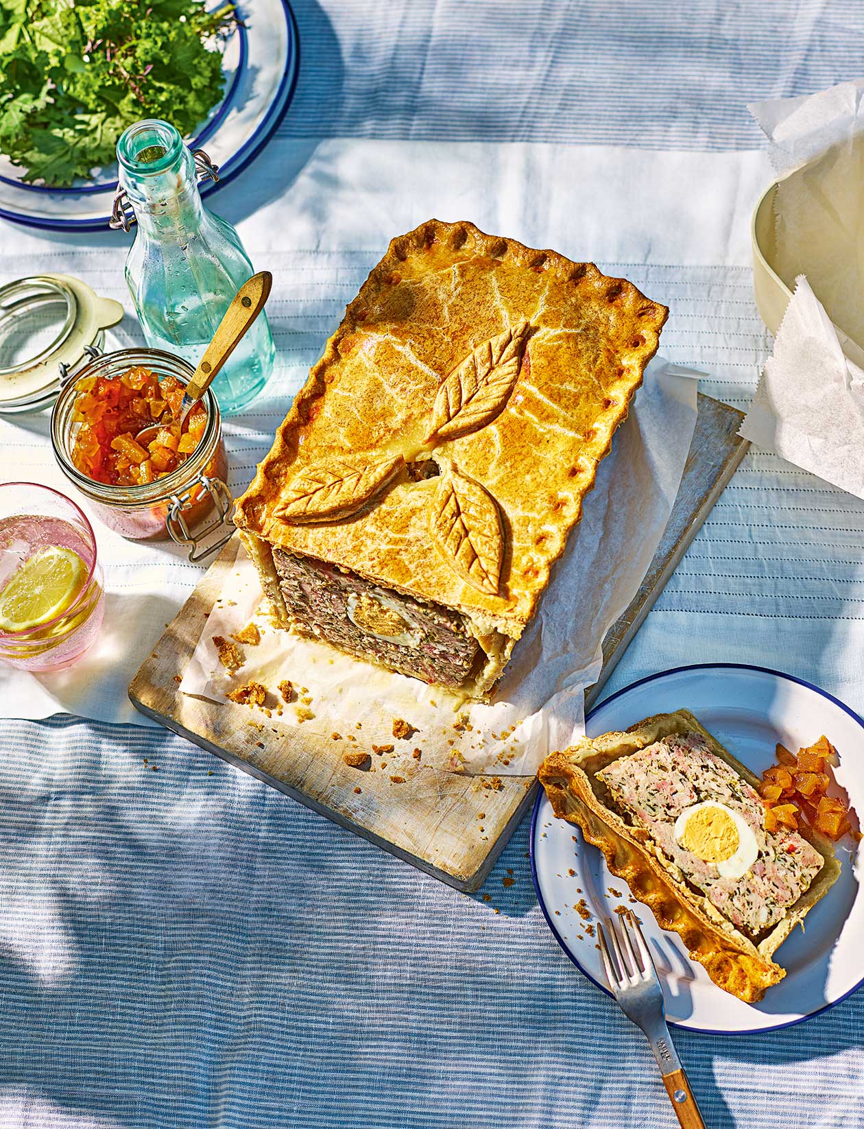 Ham and egg raised pie recipe | Sainsbury`s Magazine