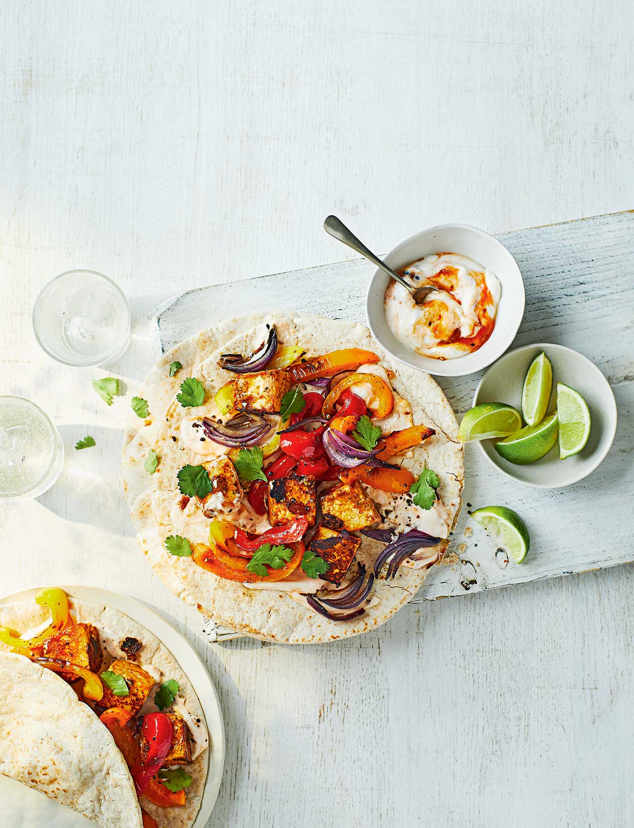 Tandoori paneer wraps recipe | Sainsbury`s Magazine