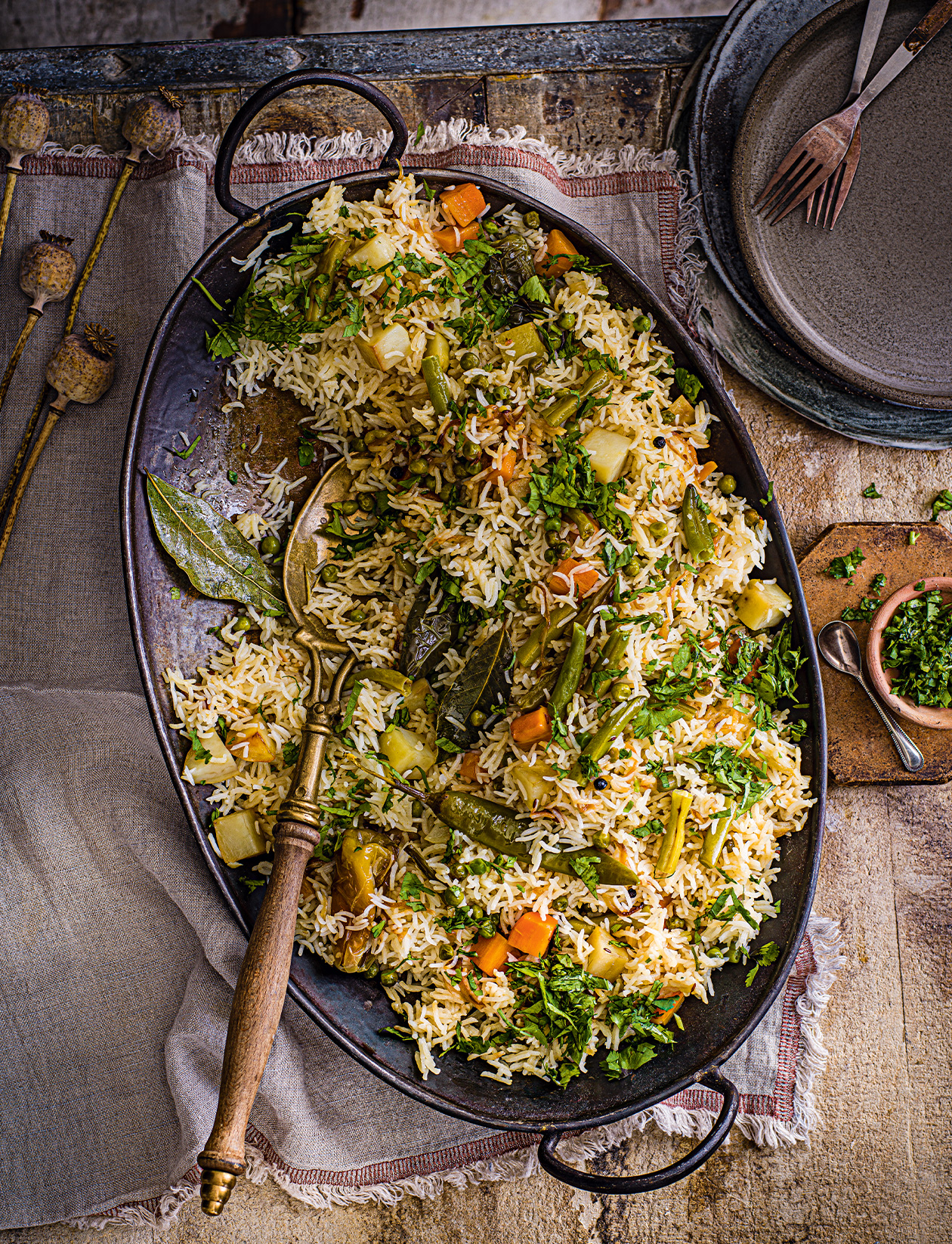 Vegetable pulao recipe | Sainsbury`s Magazine
