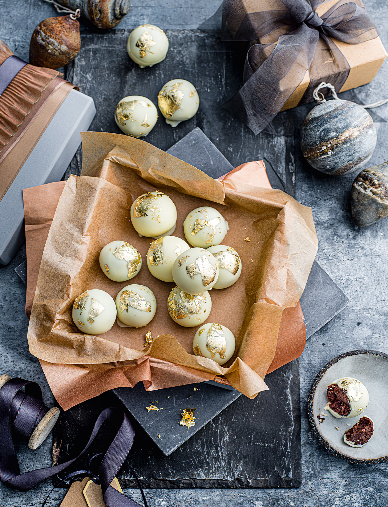 Gold fizz truffles recipe | Sainsbury`s Magazine