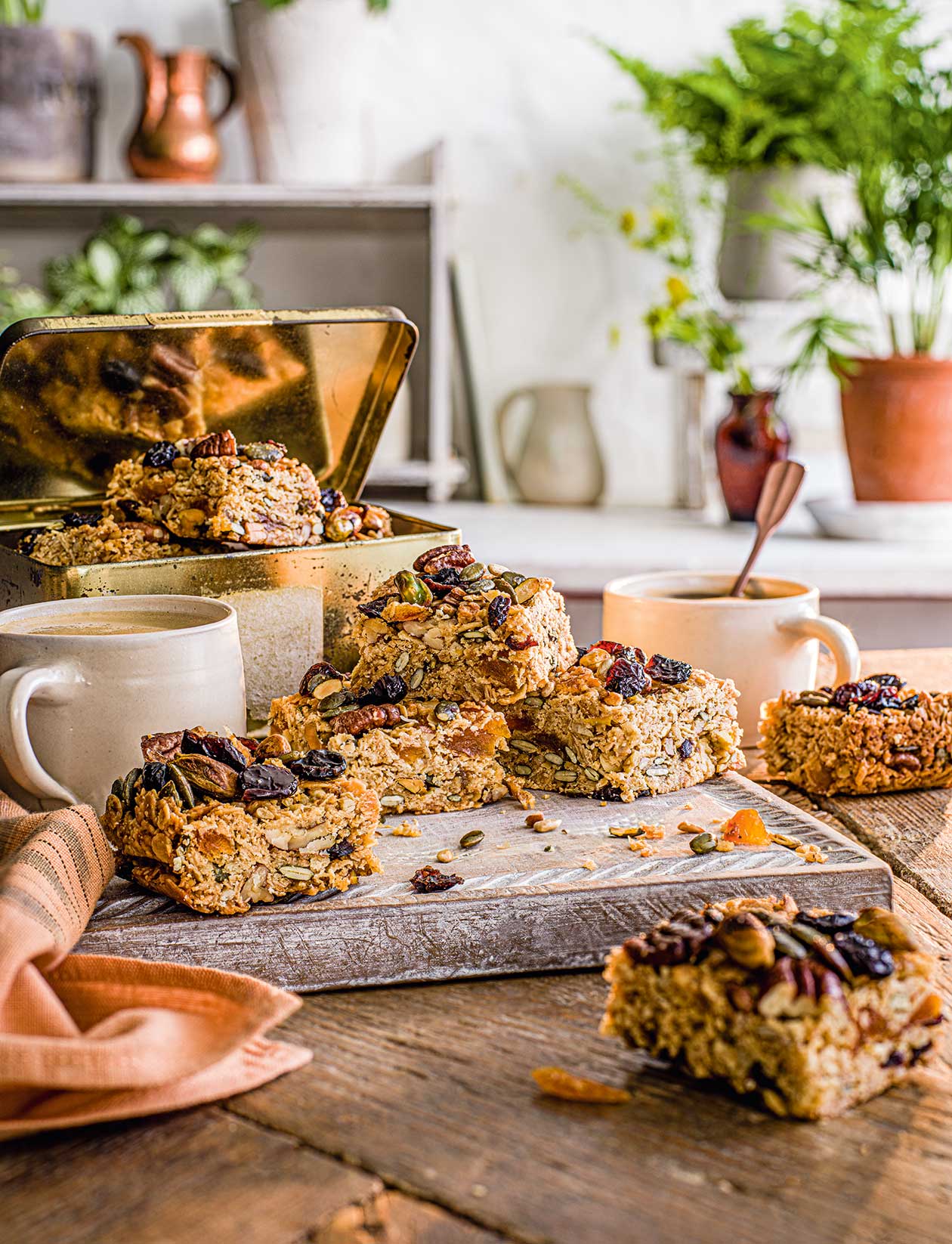 Trail mix flapjacks recipe | Sainsbury`s Magazine