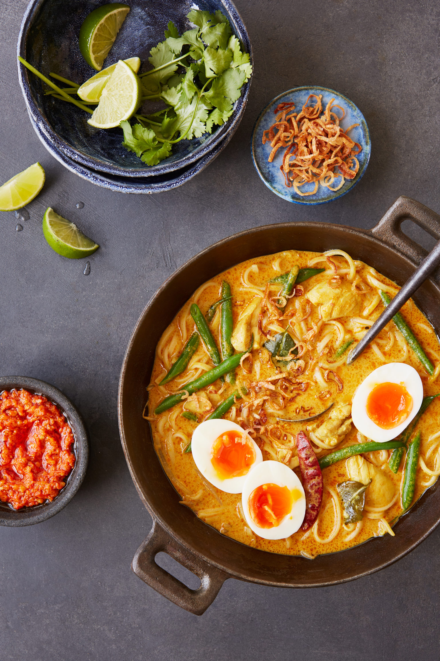 Sponsored: Chicken laksa with spicy sambal recipe | Sainsbury`s Magazine