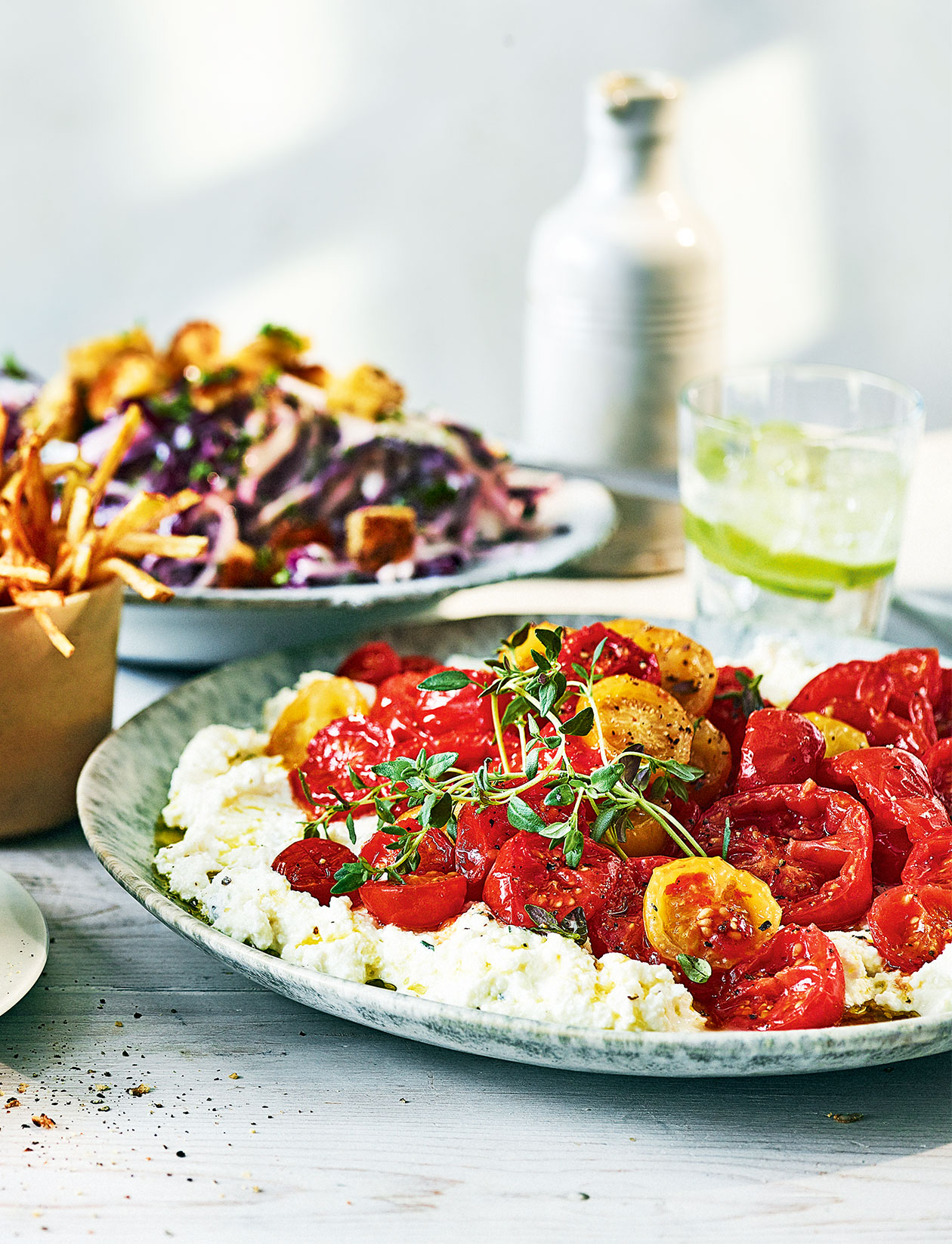 Roast tomato platter recipe | Sainsbury`s Magazine