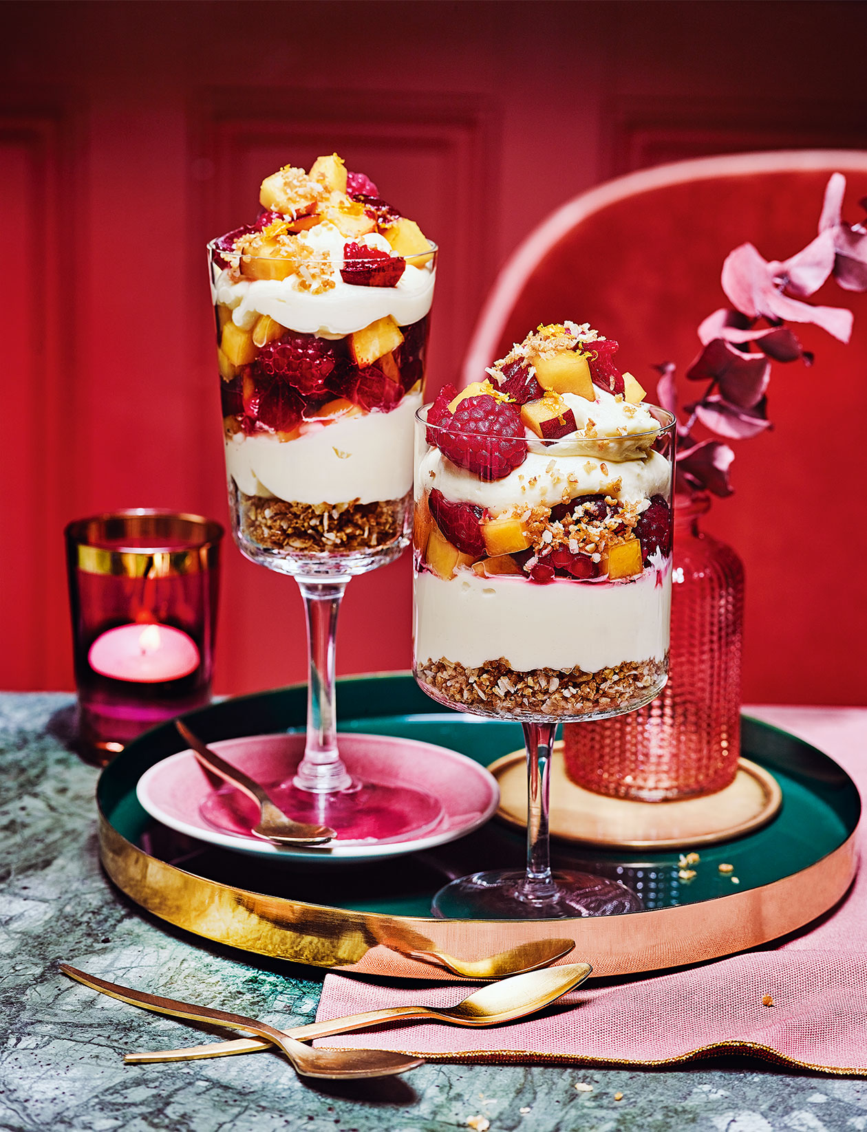 White Chocolate And Coconut Cheesecake Pots Recipe Sainsbury`s Magazine