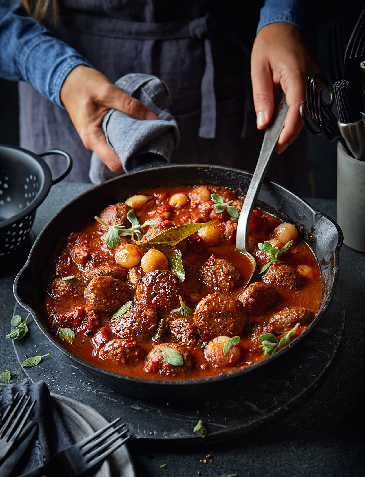 Speedy beef stifado recipe | Sainsbury`s Magazine