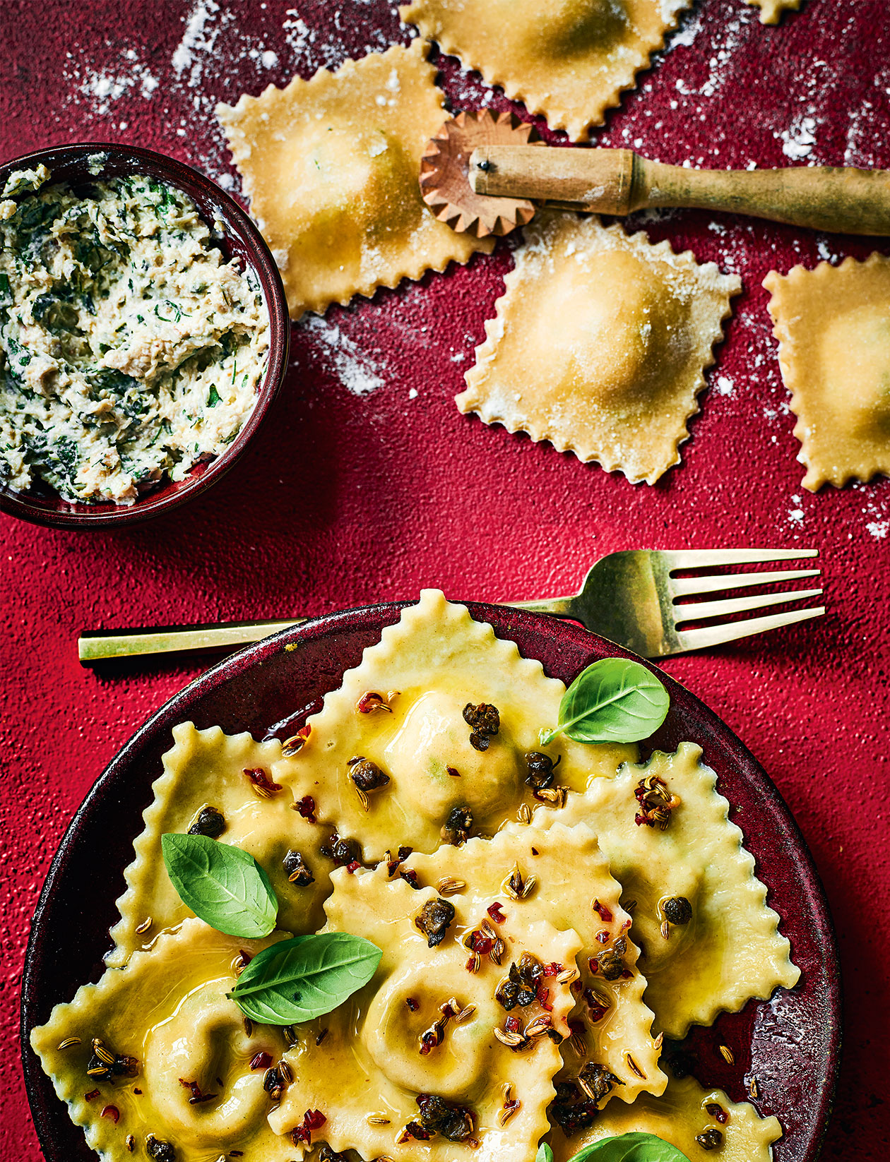 Crab ravioli recipe | Sainsbury`s Magazine