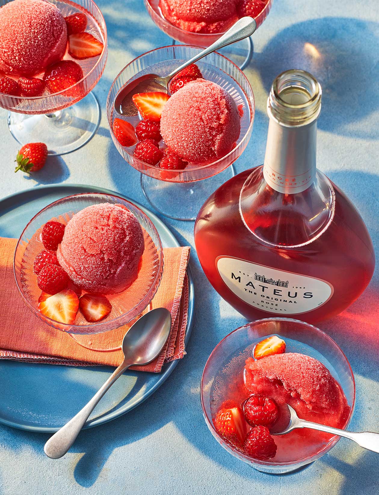 Sponsored Raspberry Rosé Sorbert Recipe Sainsbury`s Magazine