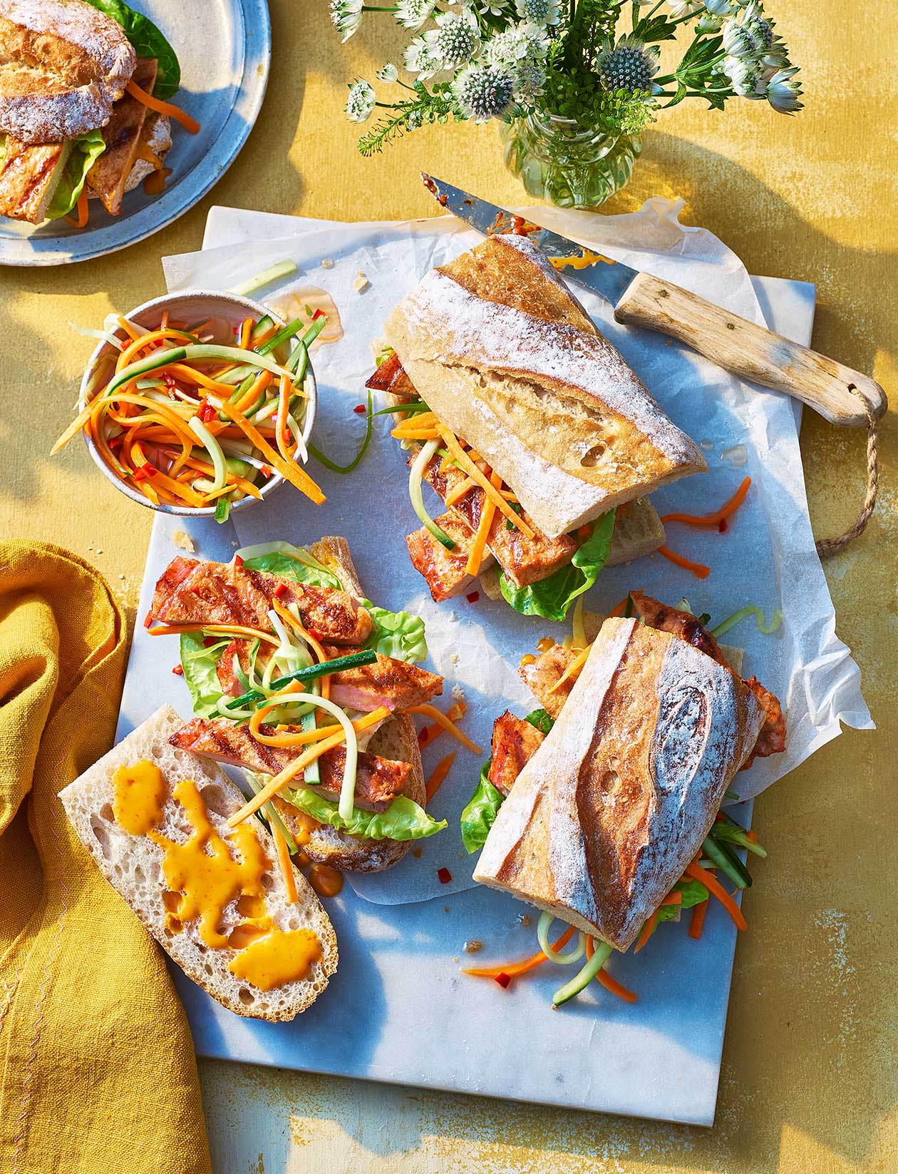 Sponsored: Chinese-style pork rolls with quick pickled slaw recipe ...