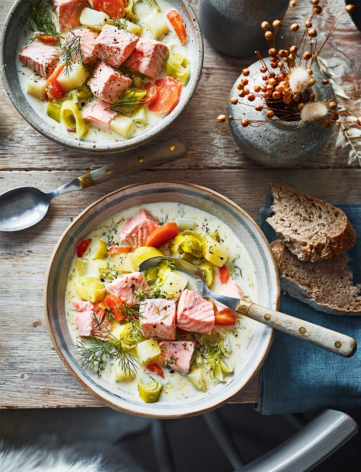 Finnish fish soup recipe | Sainsbury`s Magazine