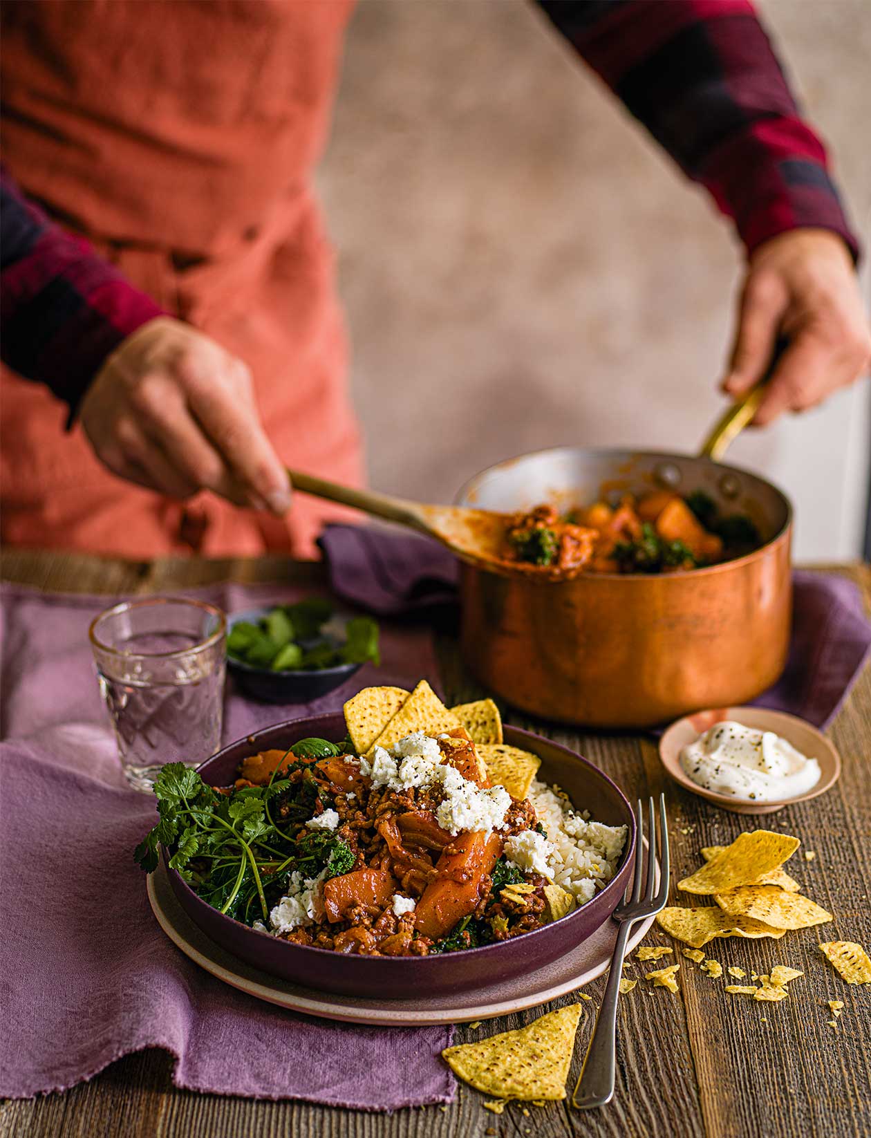 Lamb chilli with squash and chilli recipe | Sainsbury`s Magazine