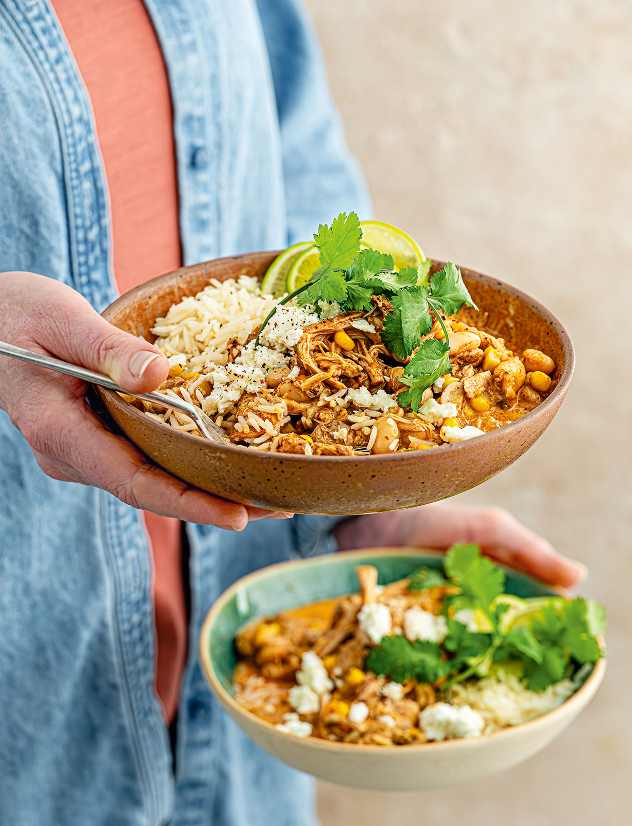 Zesty white chilli con pollo recipe | Sainsbury`s Magazine