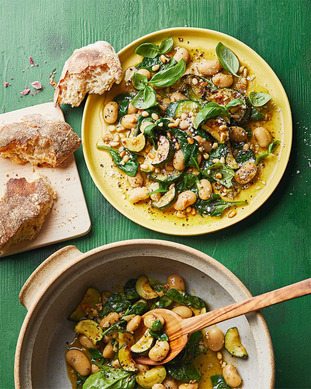 Creamy courgette and butter bean braise | Sainsbury`s Magazine