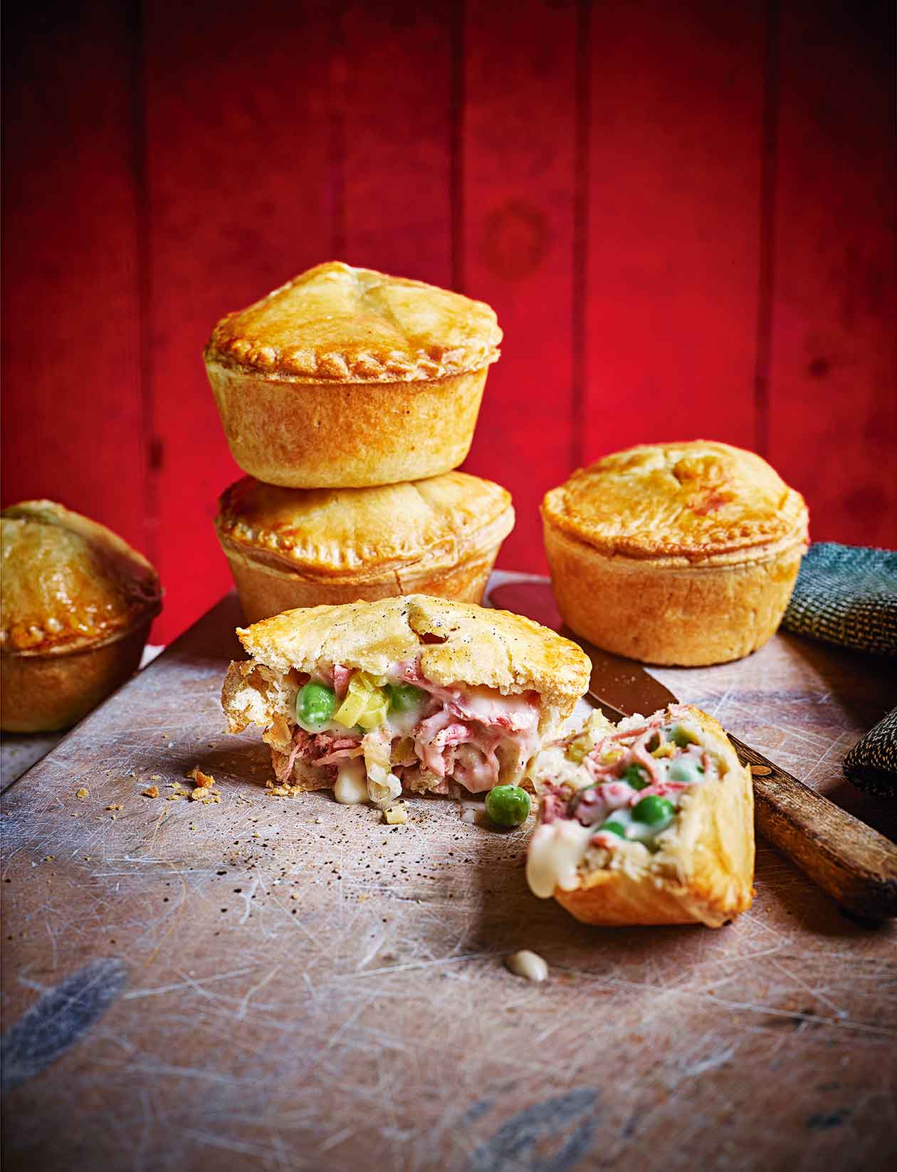 Ham and pea muffin tin pies recipe | Sainsbury`s Magazine
