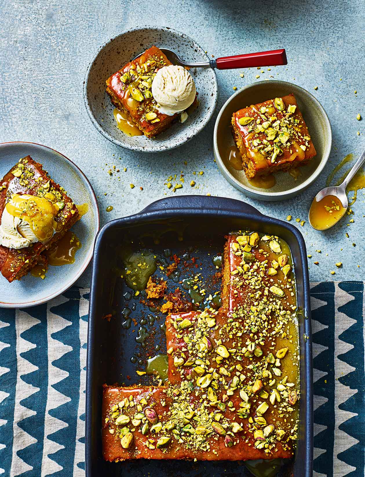 Sticky jaggery pudding recipe | Sainsbury`s Magazine