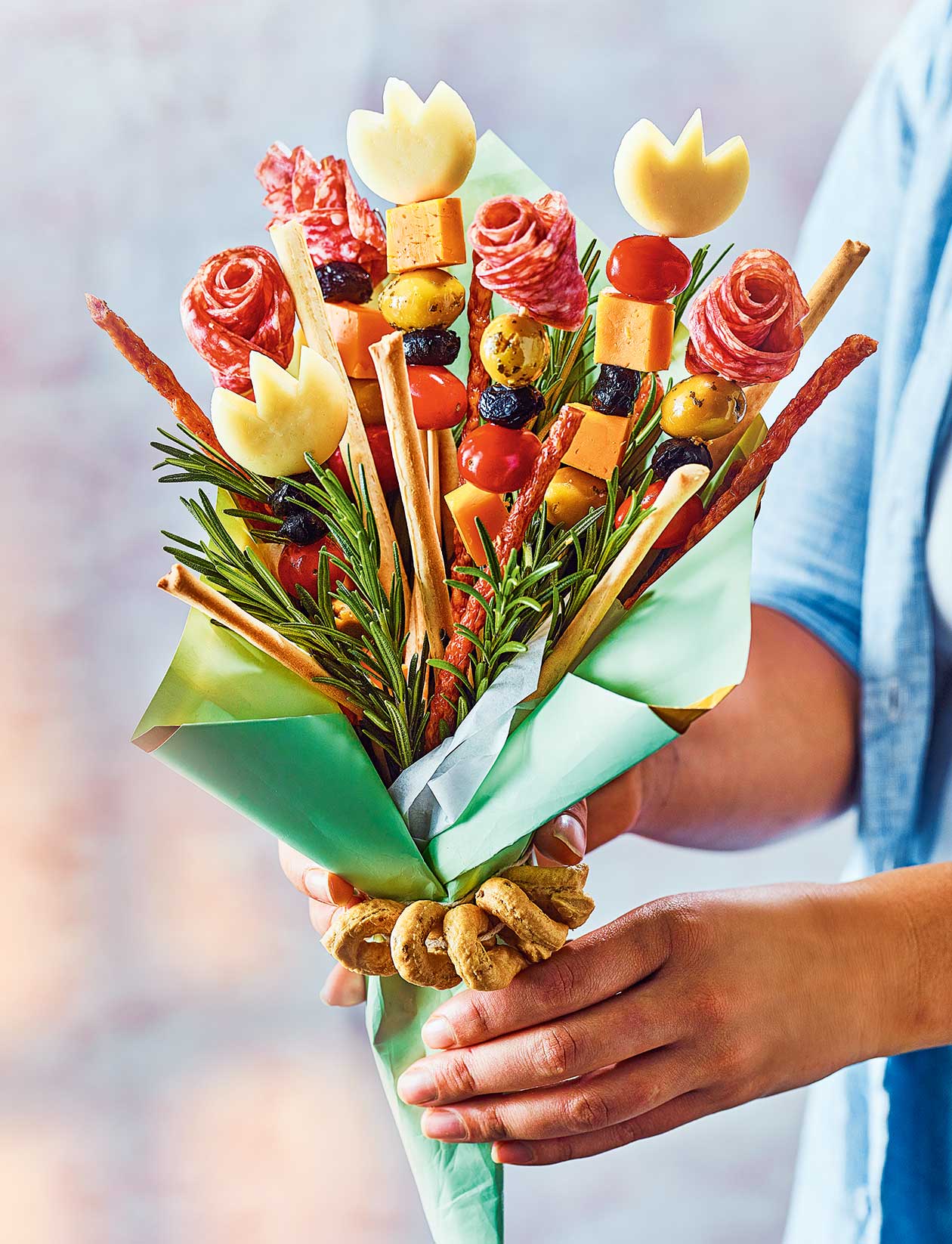 Charcuterie bouquet recipe | Sainsbury`s Magazine