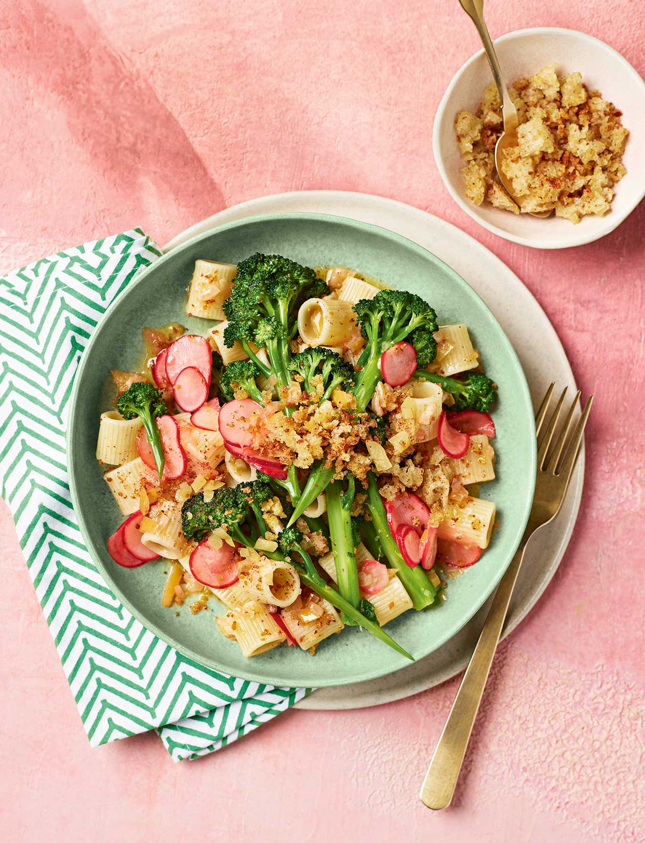 'PSB' pasta with preserved lemon butter recipe | Sainsbury`s Magazine