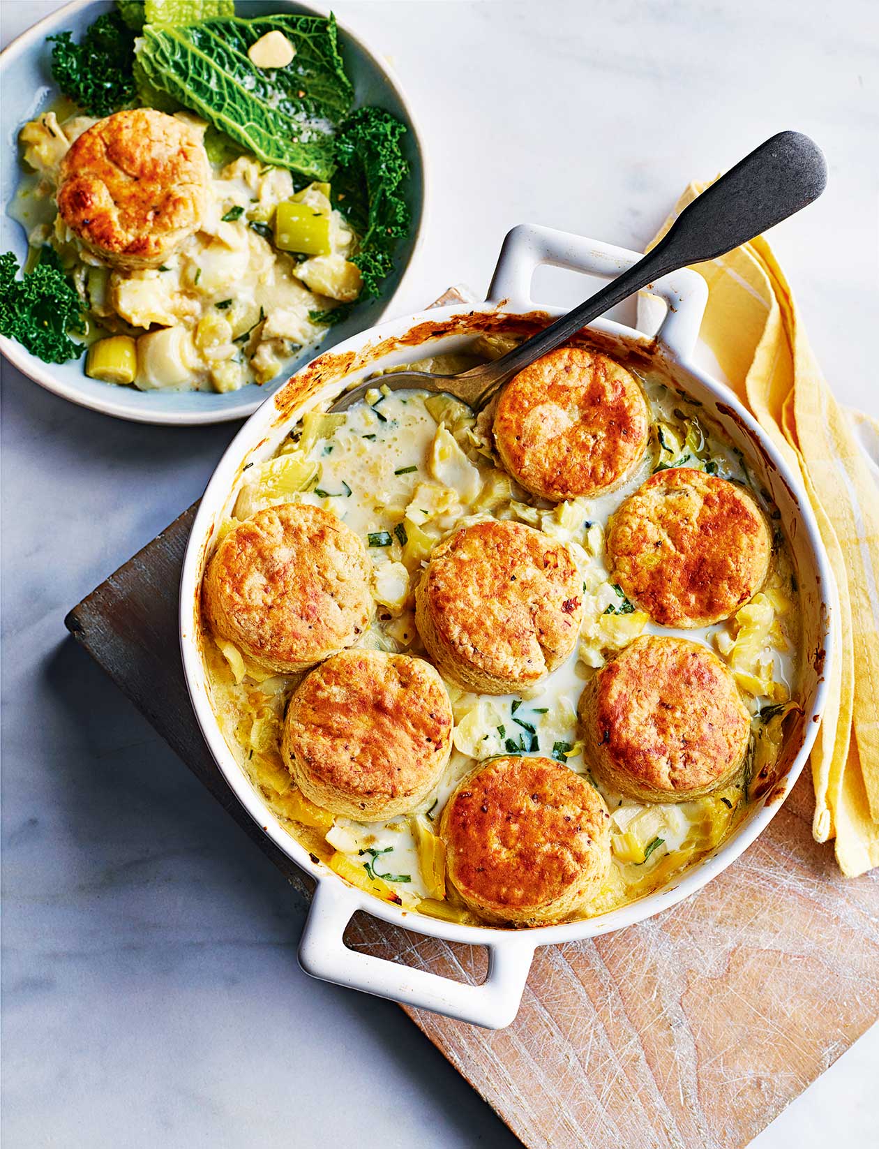 Smoked cod cobbler recipe | Sainsbury`s Magazine