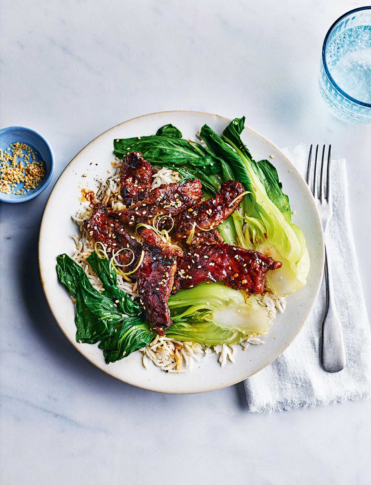 Mongolian-style sticky beef recipe | Sainsbury`s Magazine