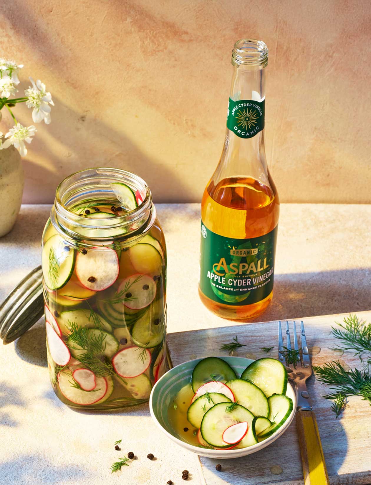 Cucumber and radish quickles recipe | Sainsbury`s Magazine