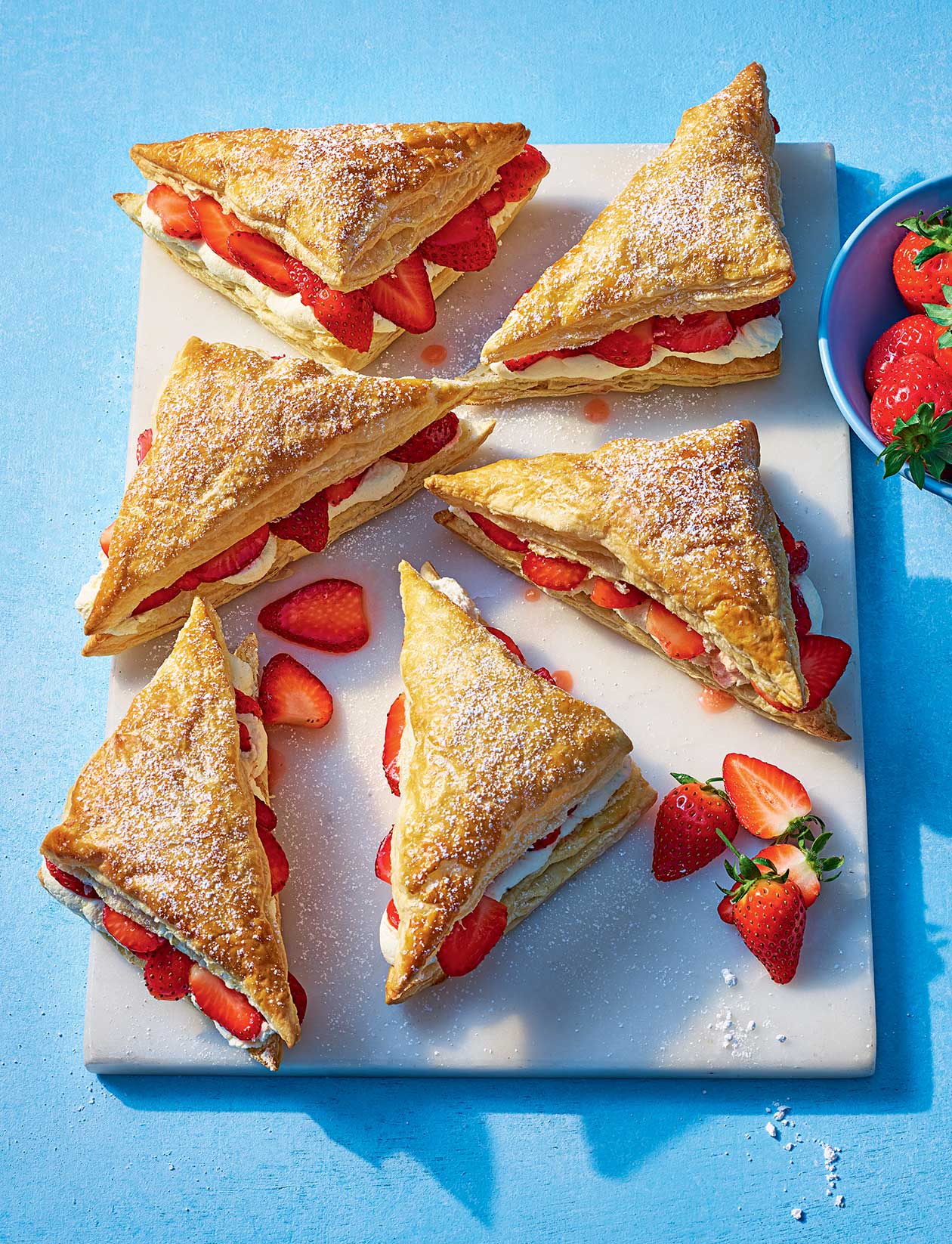 Strawberries and cream puffs recipe | Sainsbury`s Magazine
