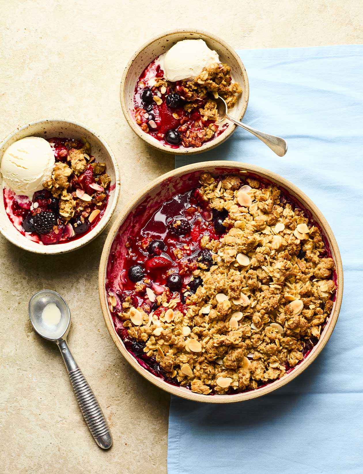 Summer fruit crumble recipe | Sainsbury`s Magazine