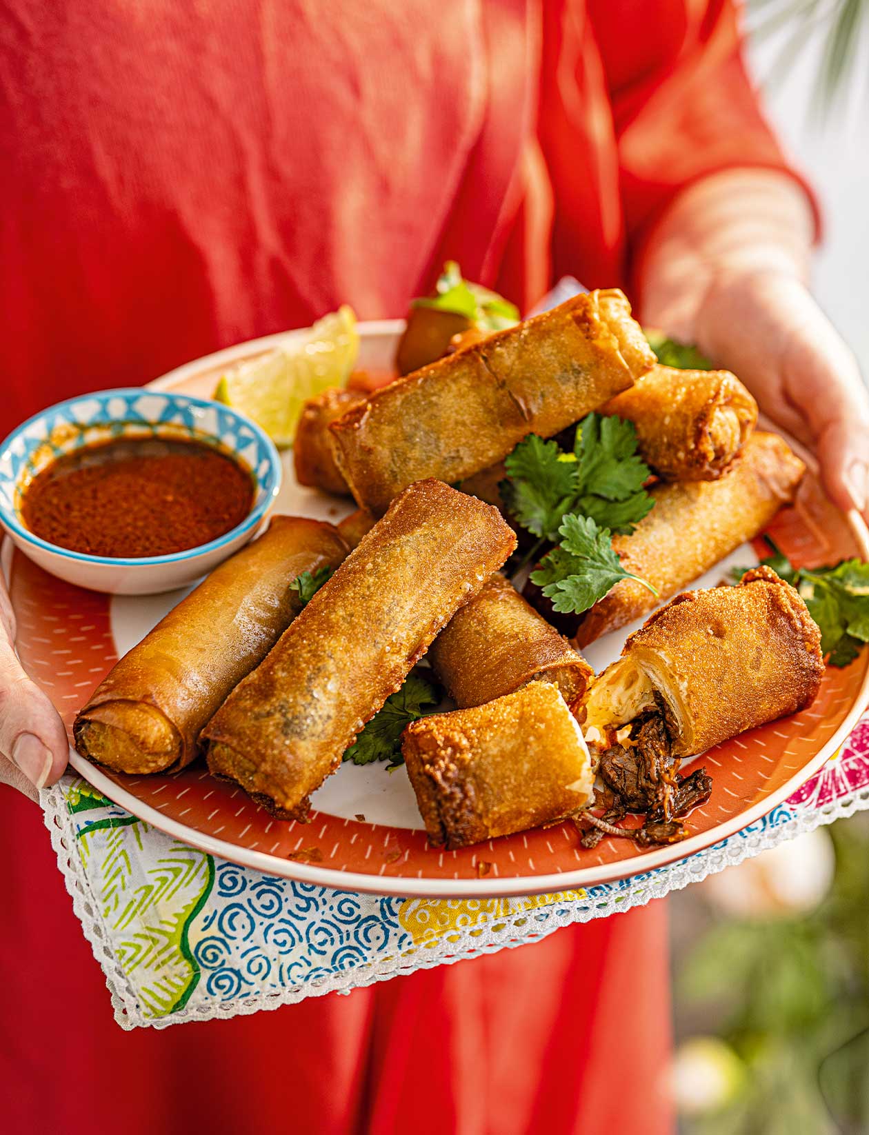 Birria spring rolls recipe | Sainsbury`s Magazine
