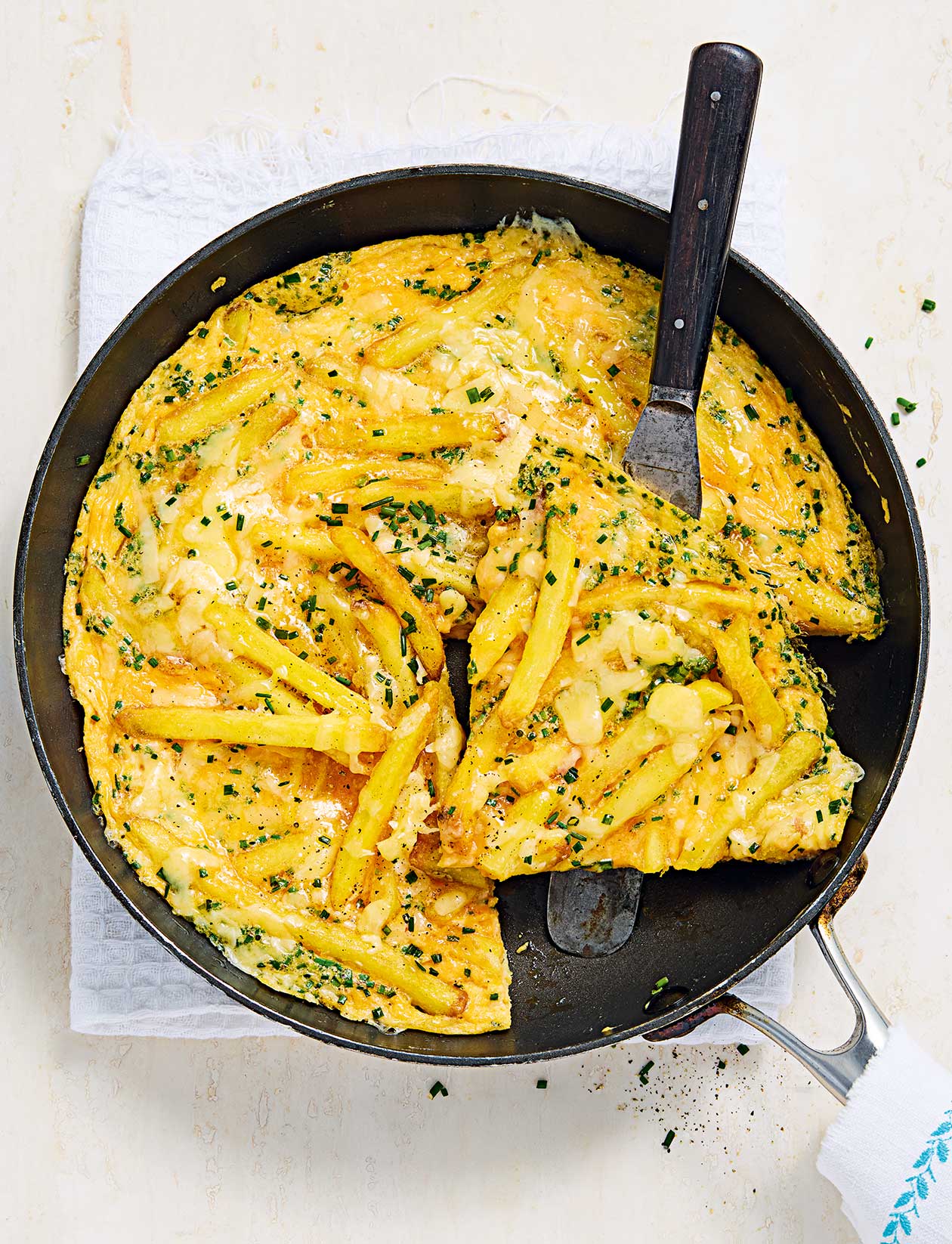 French fry omelette recipe | Sainsbury`s Magazine