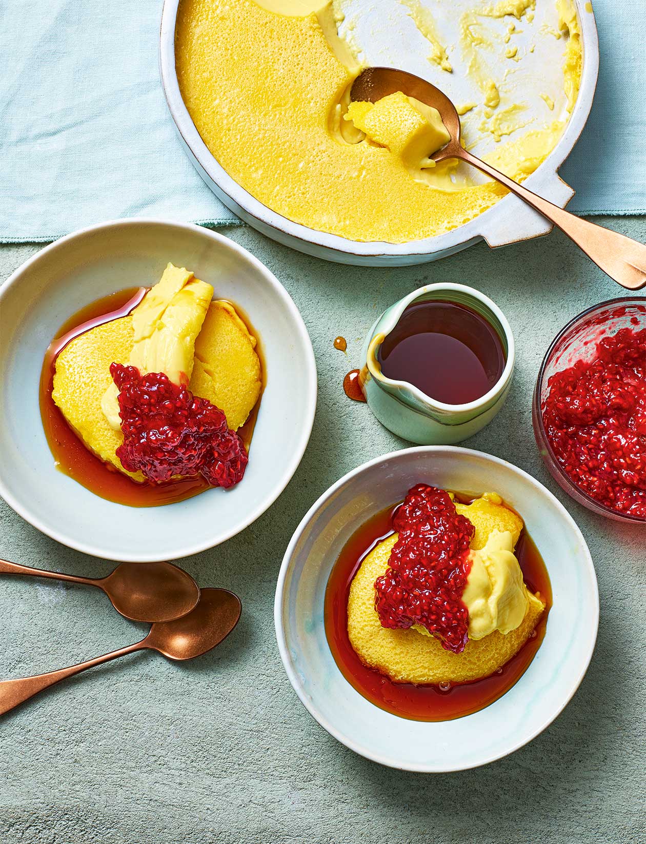 Oat llymru, raspberry jam and apple caramel recipe | Sainsbury`s Magazine