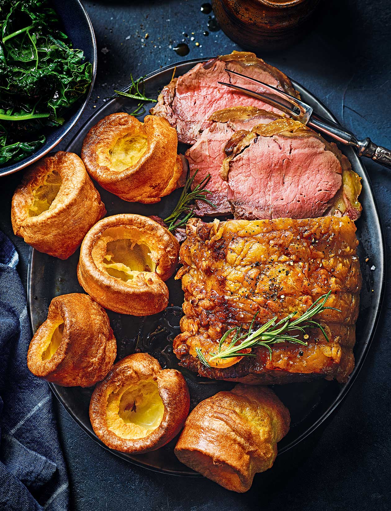 Roast beef and Yorkshire puddings recipe | Sainsbury`s Magazine