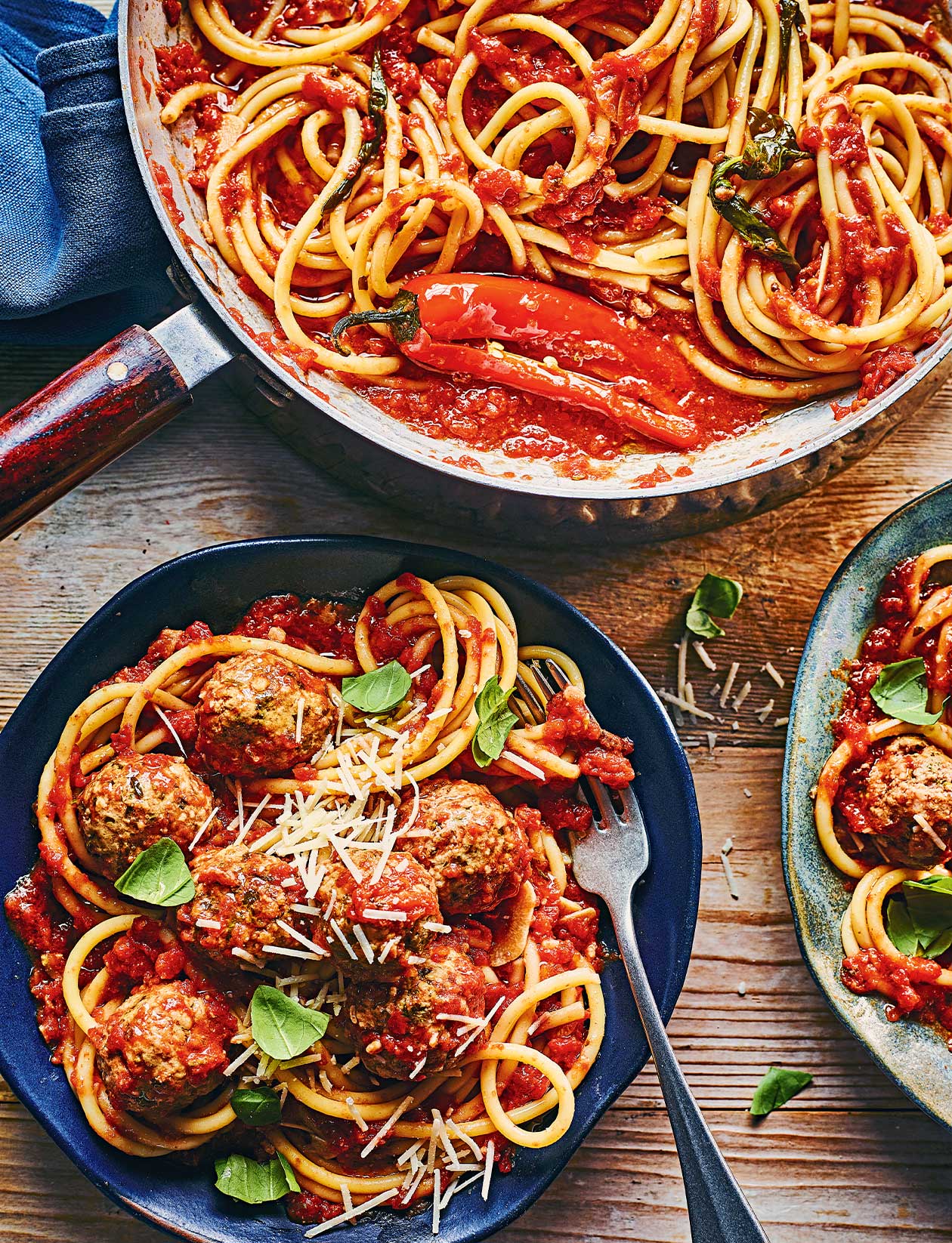 Italian meatballs and spaghetti recipe | Sainsbury`s Magazine