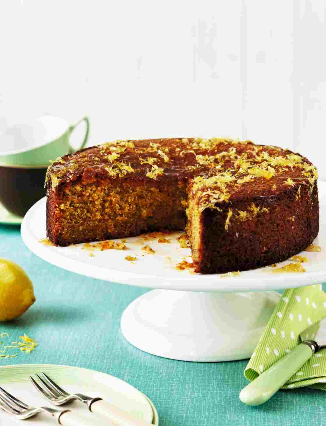 Lemon polenta cake | Sainsbury`s Magazine