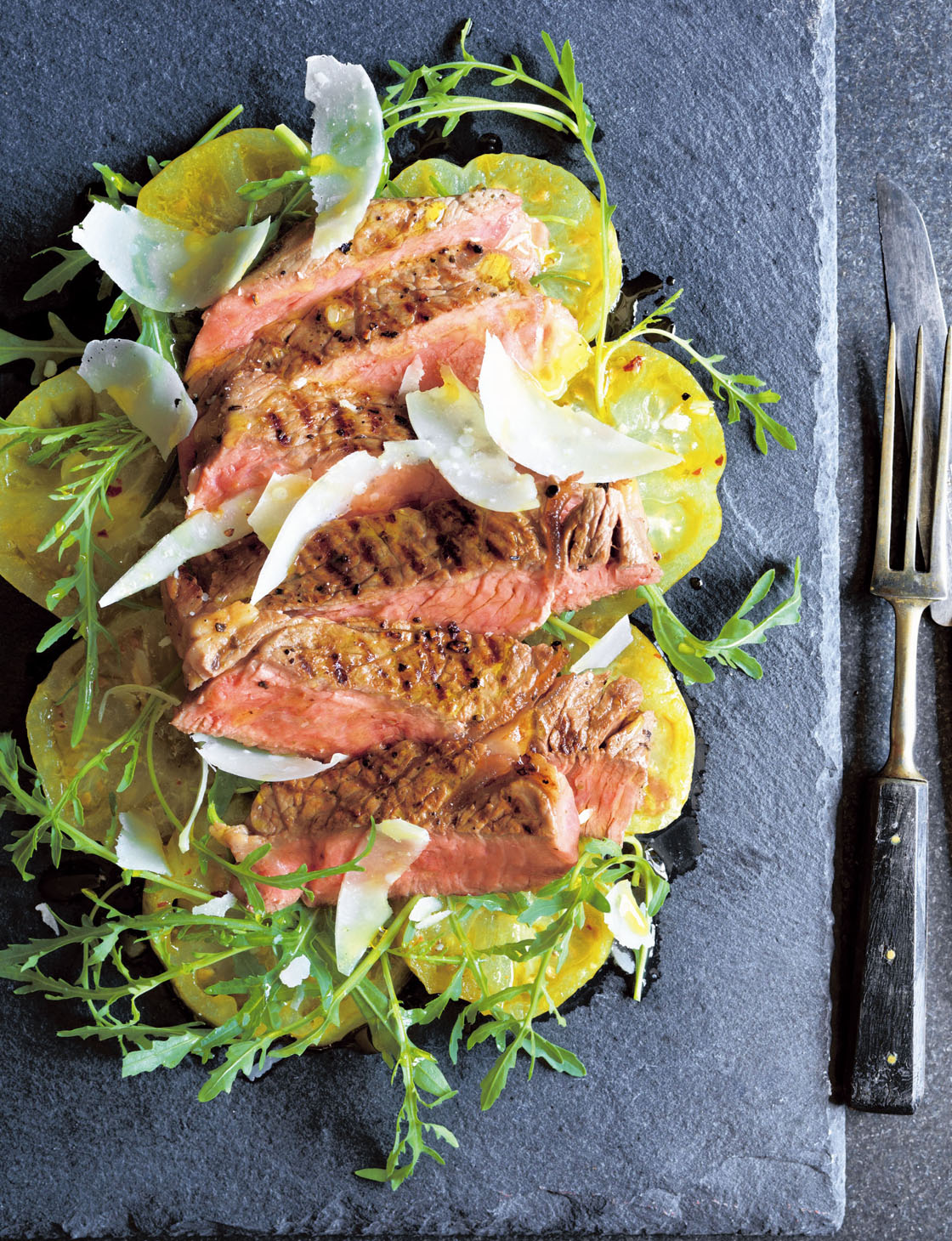 Beef tagliata with yellow tomatoes, oregano and mustard | Sainsbury`s ...