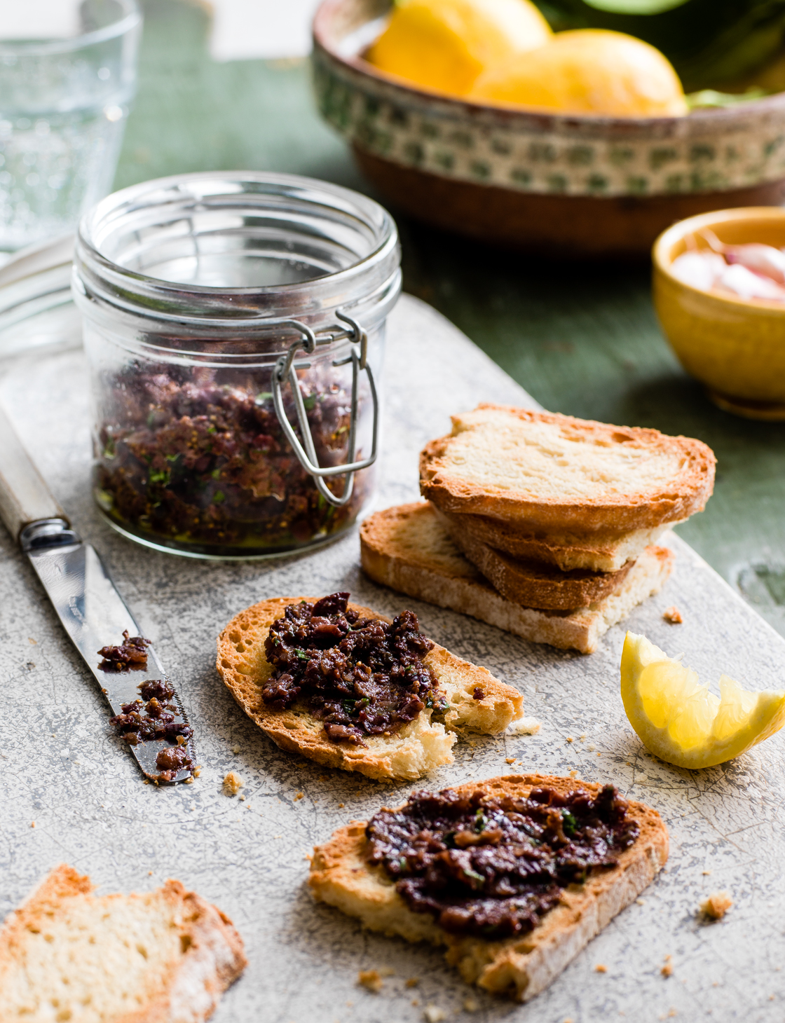 Olive, fig and basil tapenade | Sainsbury`s Magazine