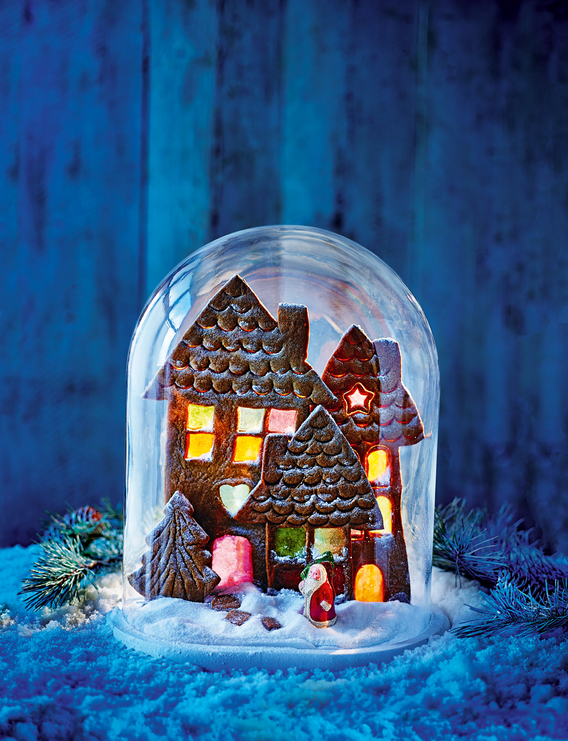 Gingerbread village scene recipe | Sainsbury`s Magazine
