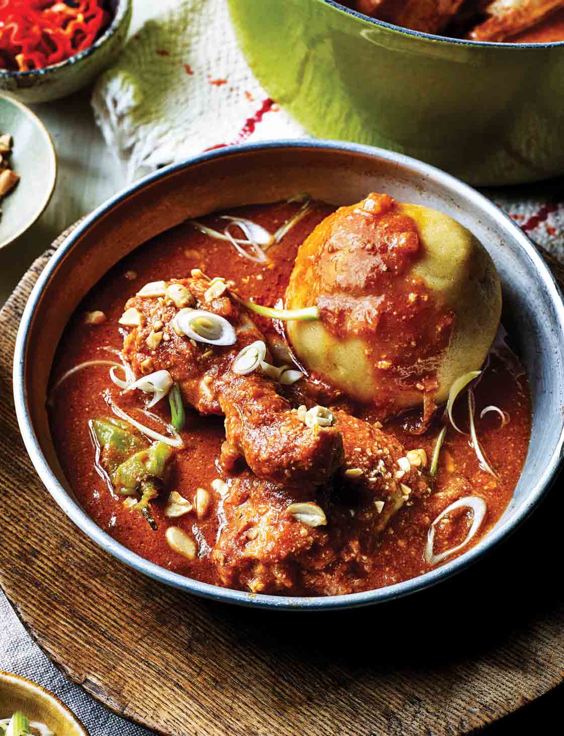 Fufu And Groundnut Soup