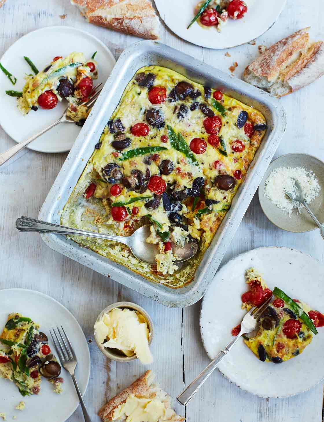 Oven brunch omelette