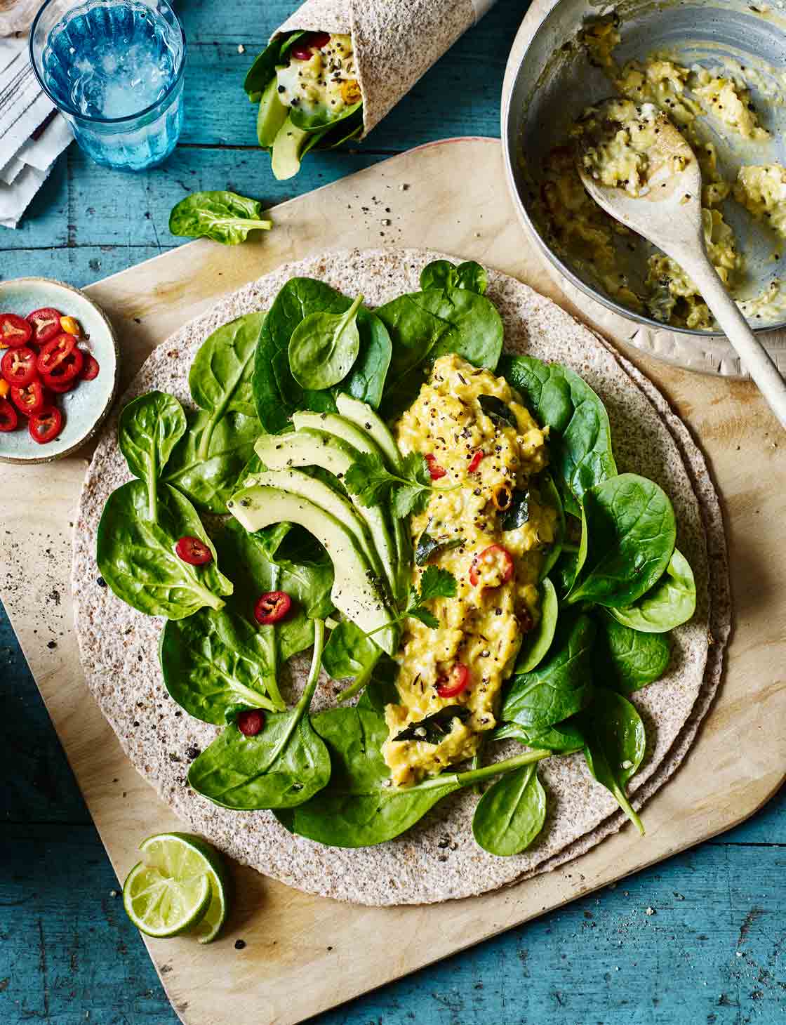Indian breakfast wrap recipe | Sainsbury`s Magazine