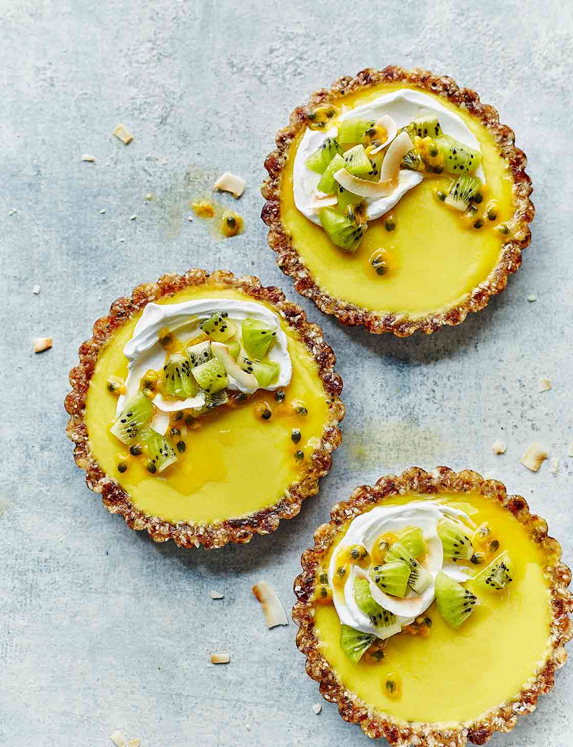 Mango Topped Tarts Fruit Gyoza Tart Myojo USA