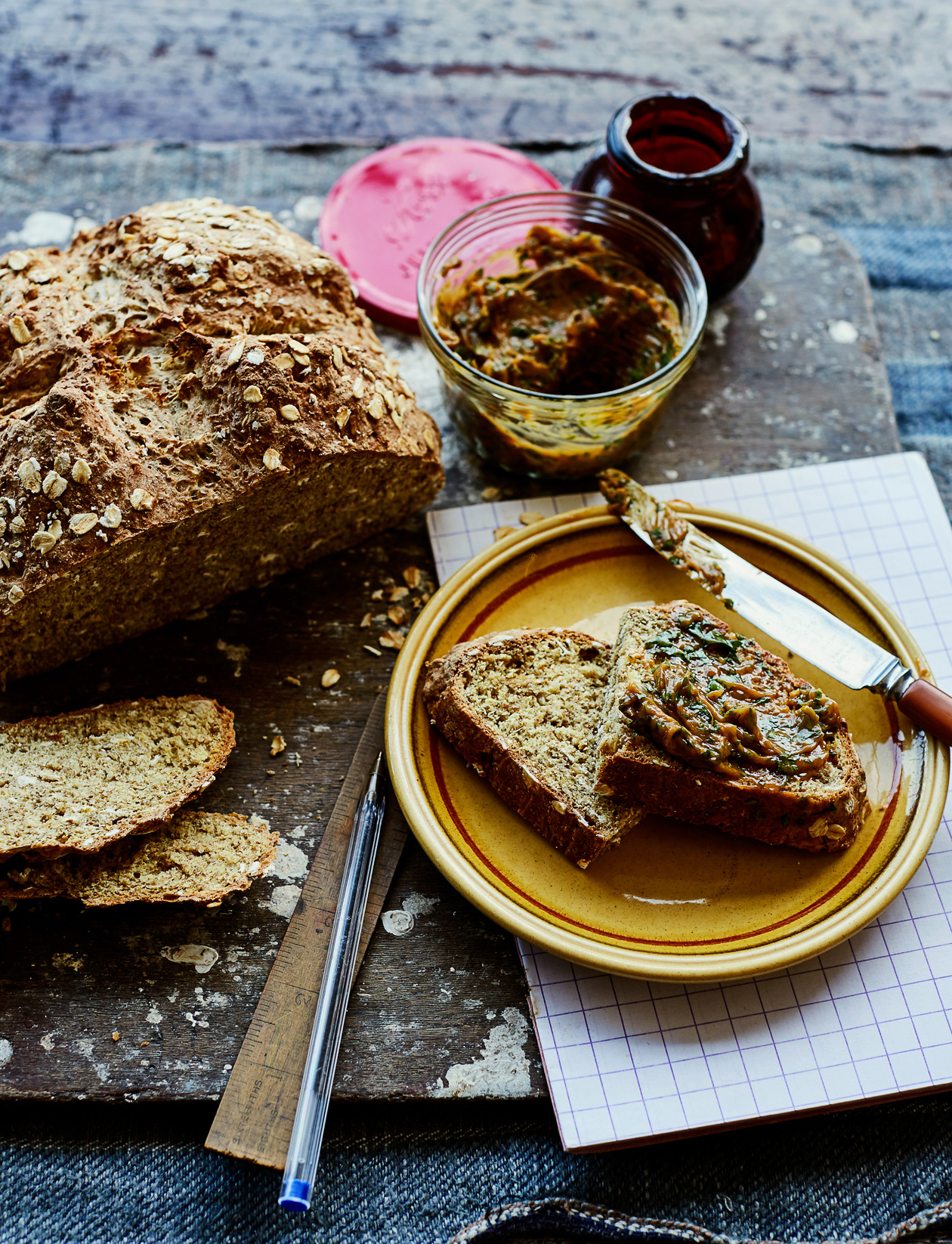 Simple soda bread with whipped Marmite butter recipe | Sainsbury`s Magazine