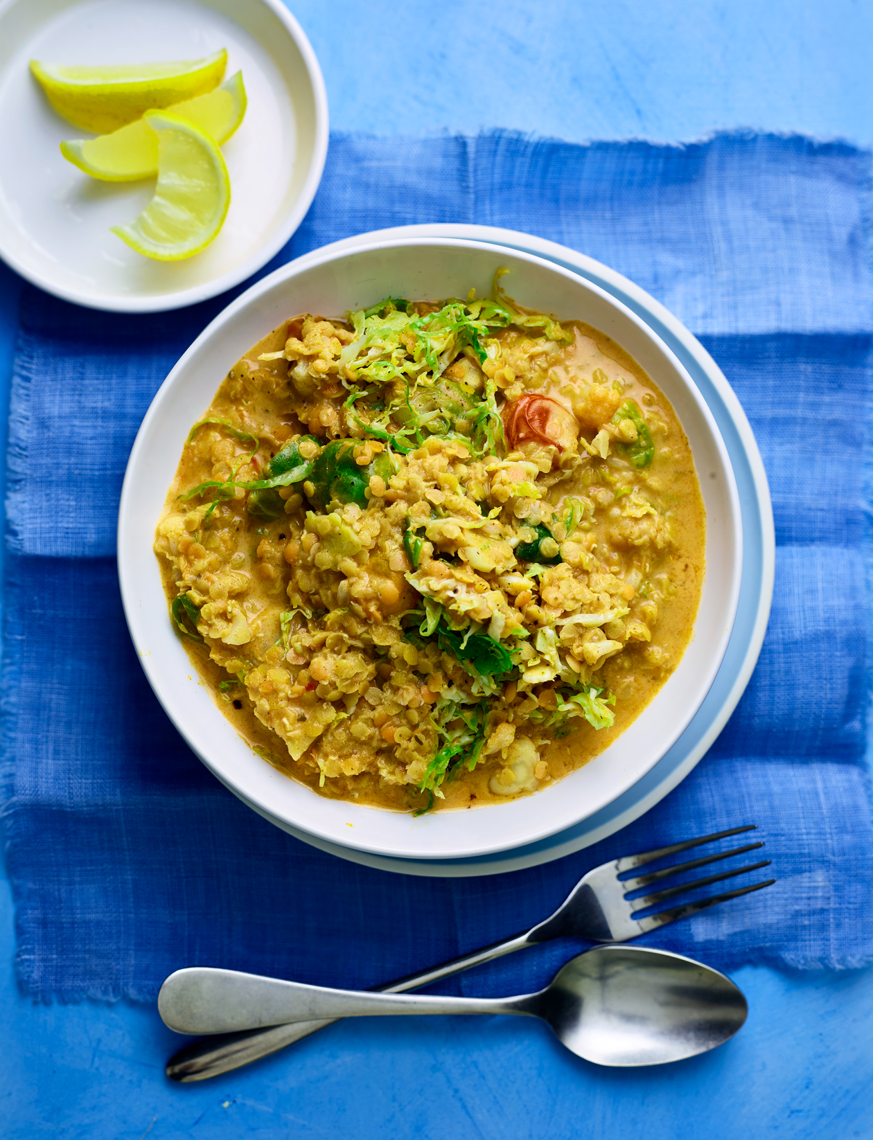 Golden coconut and cauliflower dhal recipe | Sainsbury`s Magazine