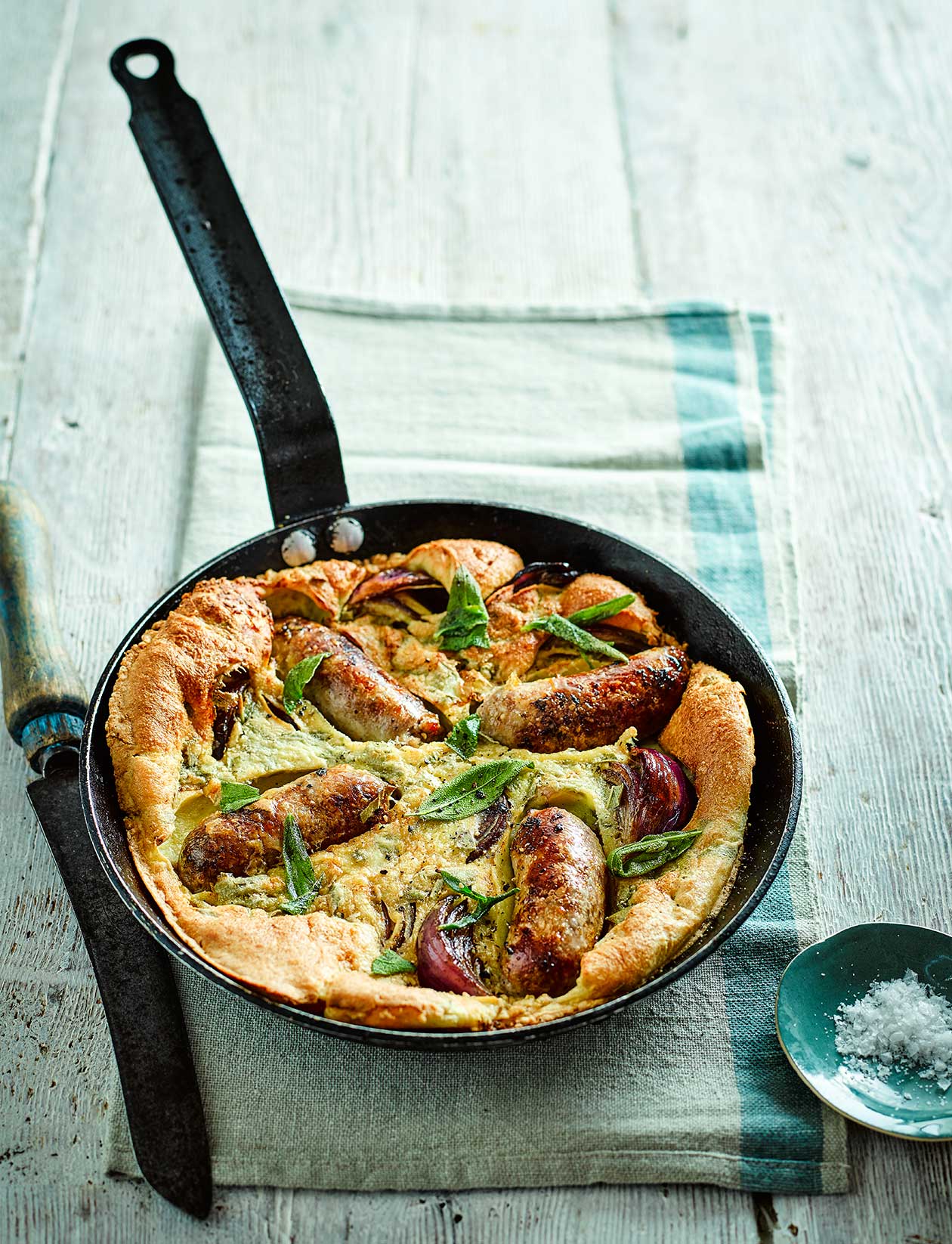 Frying pan sage and onion toad in the hole recipe | Sainsbury`s Magazine