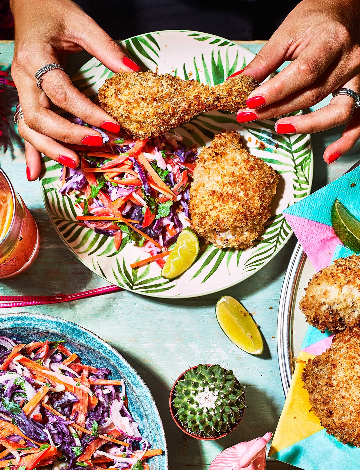 Coconut baked chicken recipe | Sainsbury`s Magazine