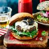 Burger with smoky Stilton sauce | Sainsbury`s Magazine