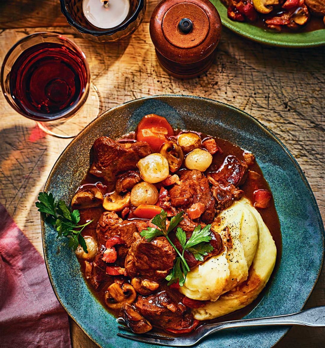 Slow-braised beef and ale stew recipe | Sainsbury`s Magazine