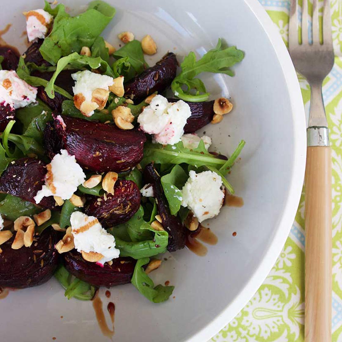 Roasted Beet Salad With Goat Cheese