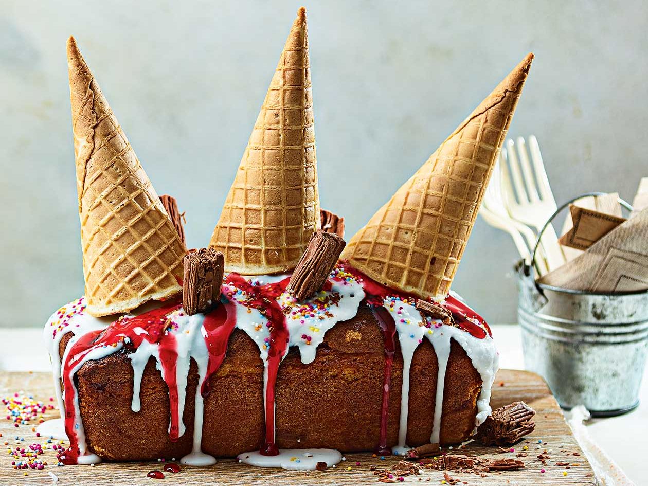Cake Ice Cream Cones Desserts— Recipes