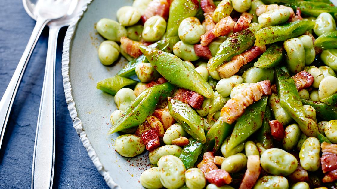 Gumbo | Smoky Broad Beans and Runner Beans With Bacon